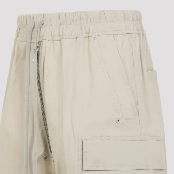 Rick Owens Cargobela Zip Cargo Shorts - Nude