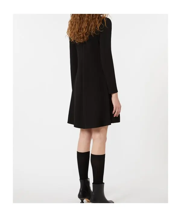 Max Mara Long Sleeve Crewneck Dress