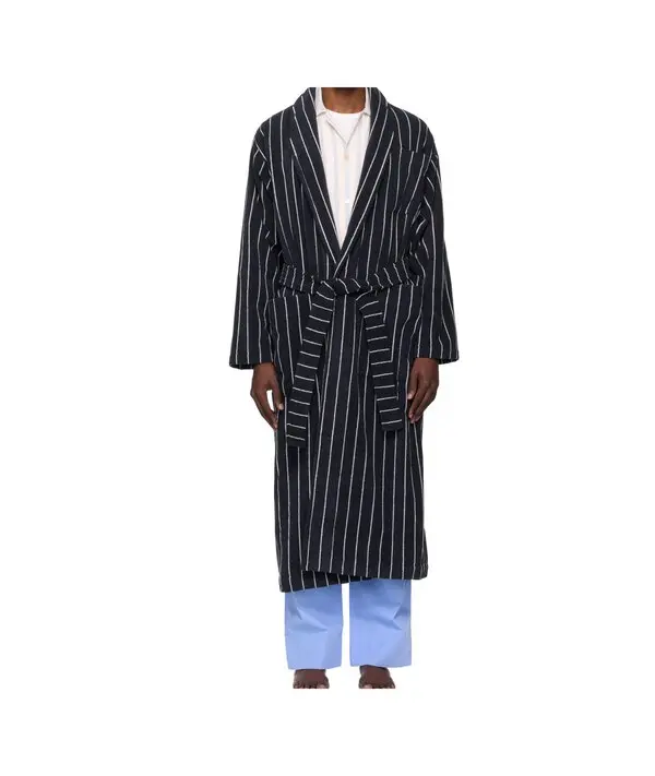 TEKLA Terry Classic Bathrobe - Black