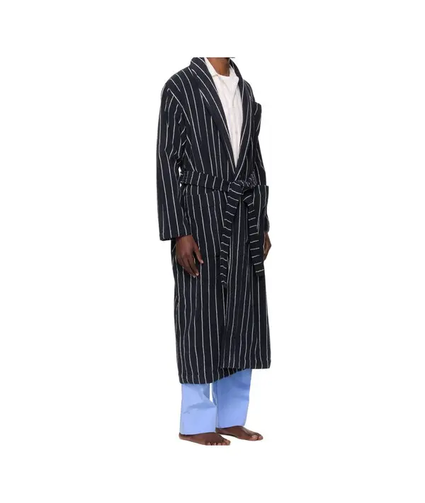 TEKLA Terry Classic Bathrobe - Black