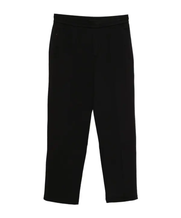 Emporio Armani Drawstring Jersey Joggers - Black