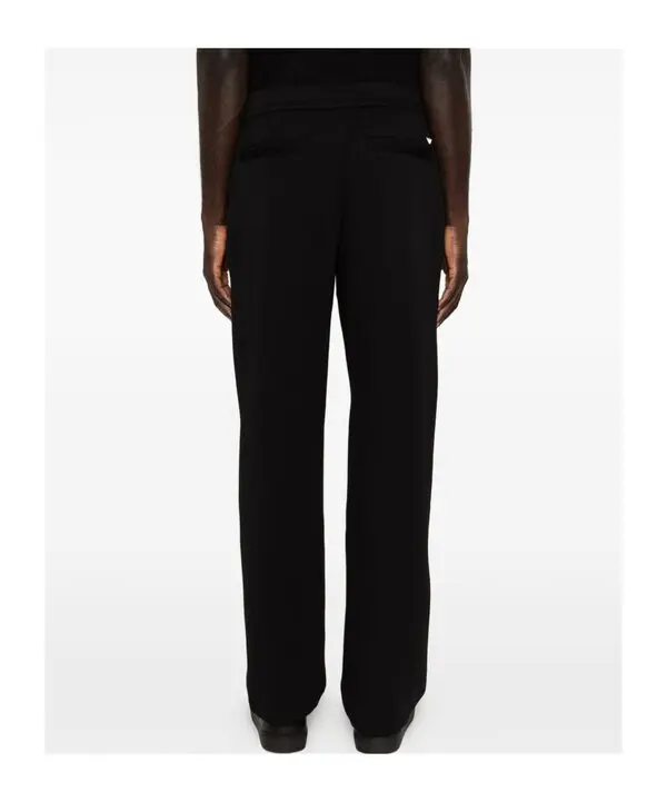 Emporio Armani Drawstring Jersey Joggers - Black