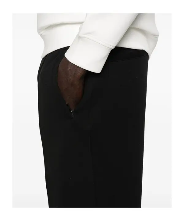 Emporio Armani Drawstring Jersey Joggers - Black
