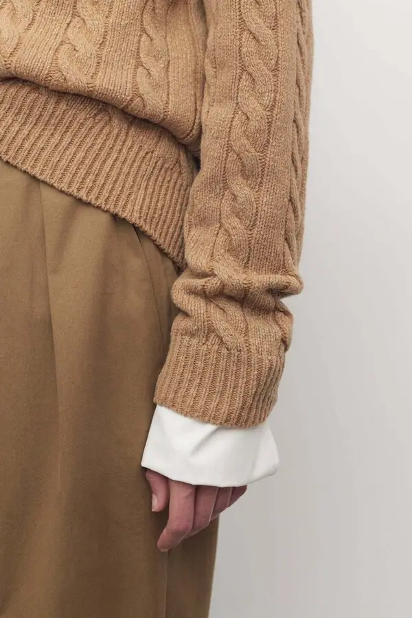 THE ROW Cable Knit Cardigan