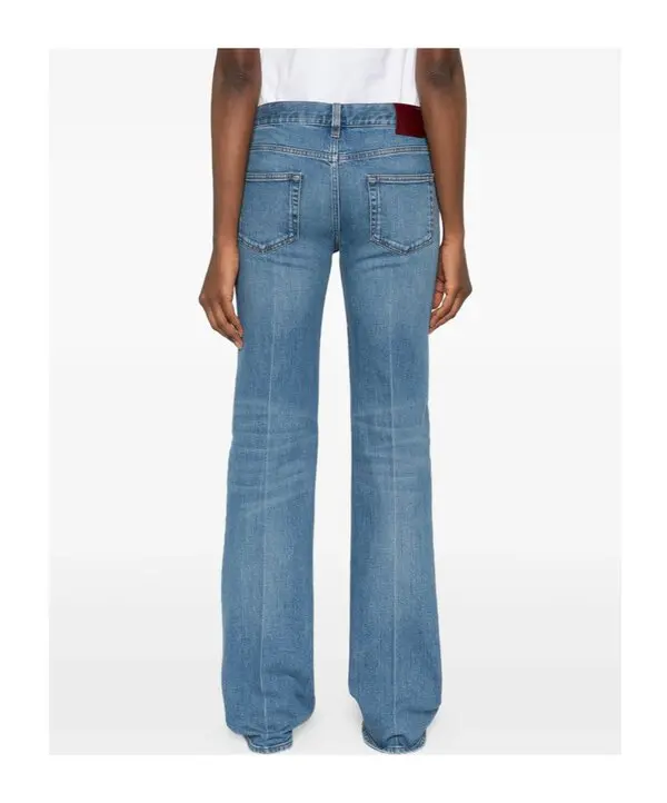 Gucci Logo Patch Denim Jeans