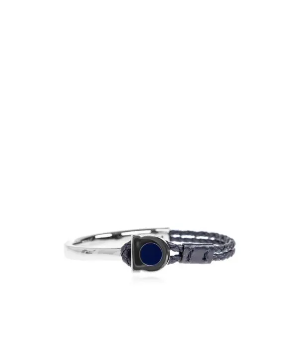 FERRAGAMO Semi-rigid Gancini Bracelet - Gray