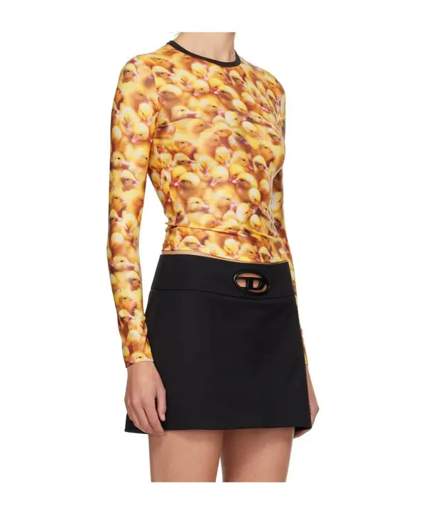 DIESEL® Graphic Print Crewneck T-shirt
