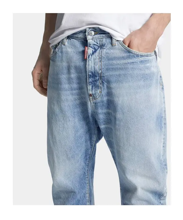 Dsquared2 Straight Leg Jeans - Blue