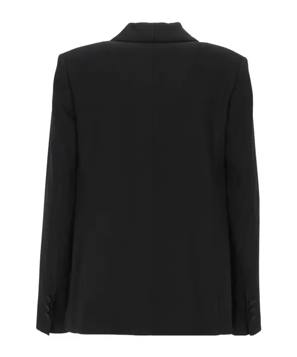 D.exterior Shawl Lapel Single-breasted Blazer