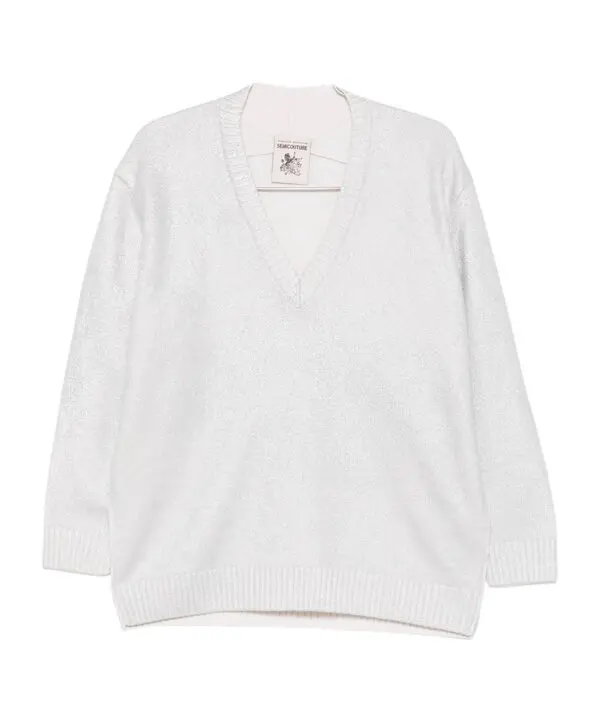 SEMICOUTURE Faustina V-neck Sweater