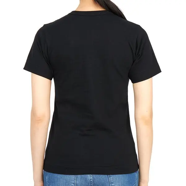Comme Des Garçons Heart Logo Crewneck T-shirt - Black