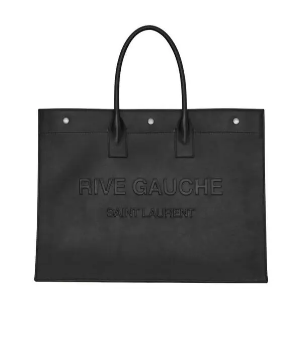 Saint Laurent Rive Gauche Large Tote Bag - Black