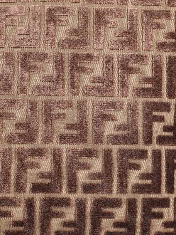 Fendi Roll Ff Jacquard Large Tote Bag - Chocolate