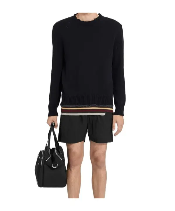 MAISON MARGIELA Distressed Jumper - Black