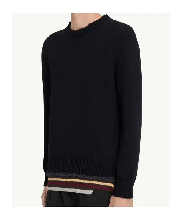 MAISON MARGIELA Distressed Jumper - Black