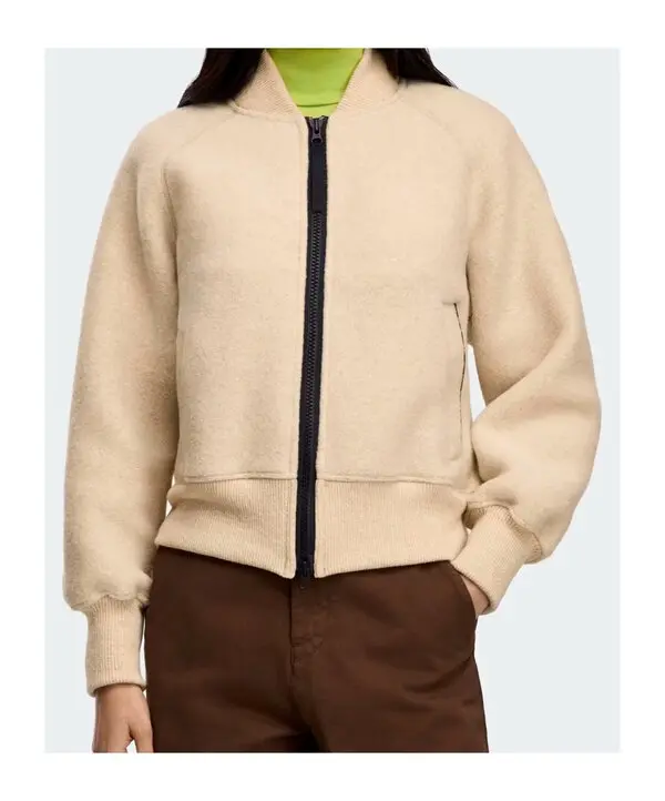 Canada Goose Sierra Fleece Bomber Jacket - Camel