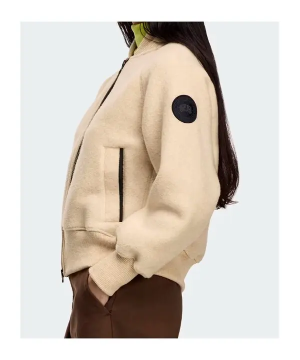 Canada Goose Sierra Fleece Bomber Jacket - Camel