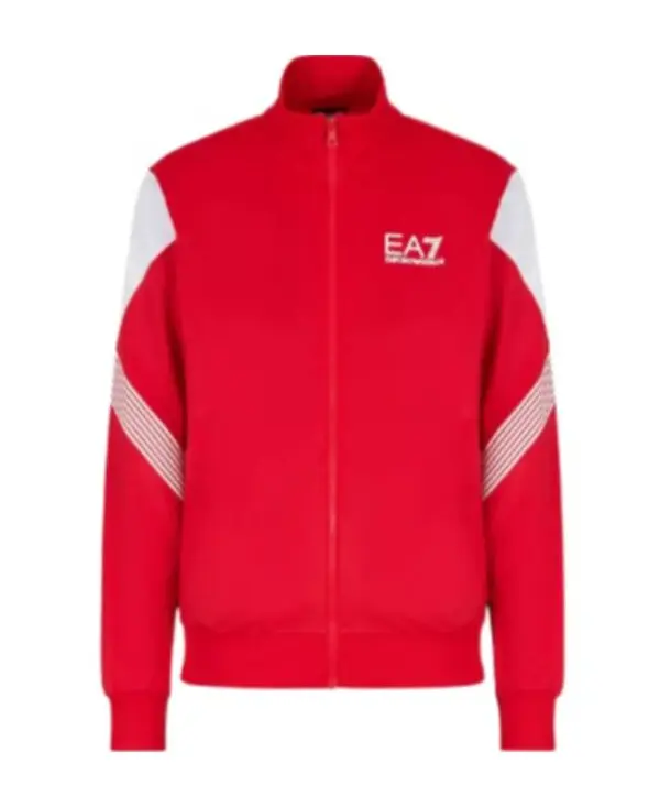 EA7 Zip-up Track Jacket - Red