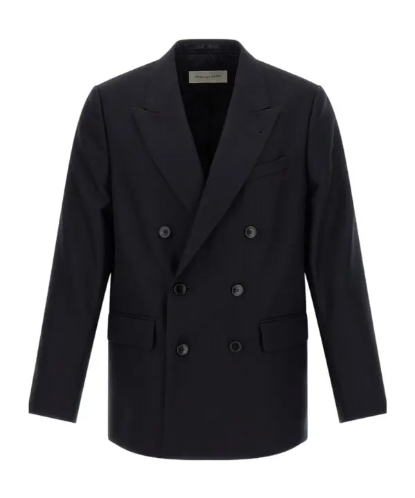 Dries Van Noten Double-breasted Suit Jacket - Black