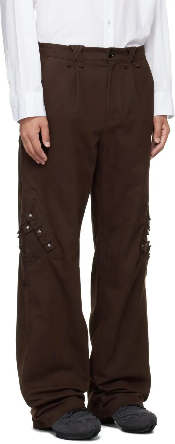 KIKO KOSTADINOV Estike Rivet-detail Pants - Black