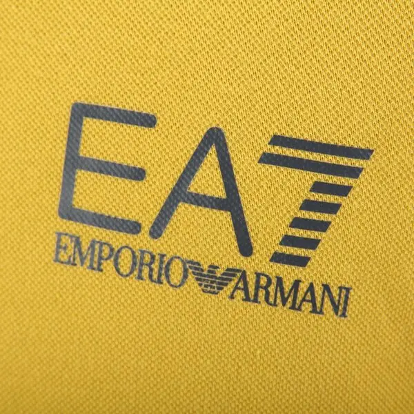 EA7 Logo Lapel Polo Shirt