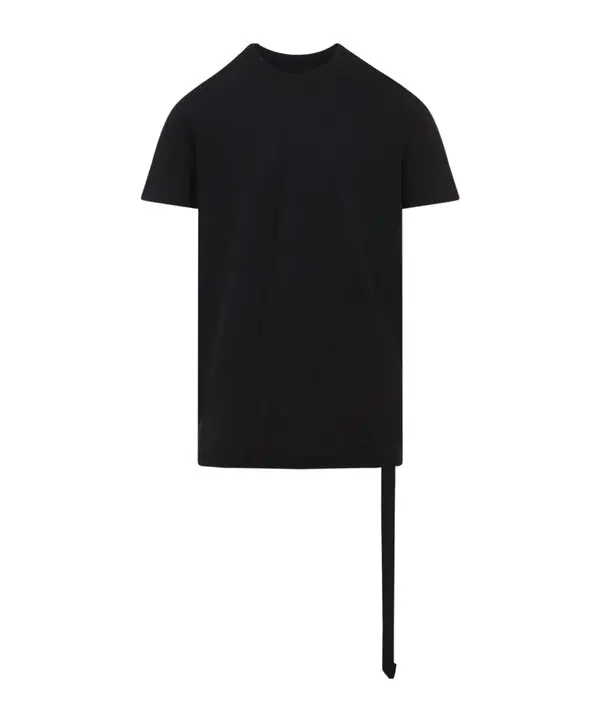 Rick Owens Short-sleeve Side-tie T-shirt - Black