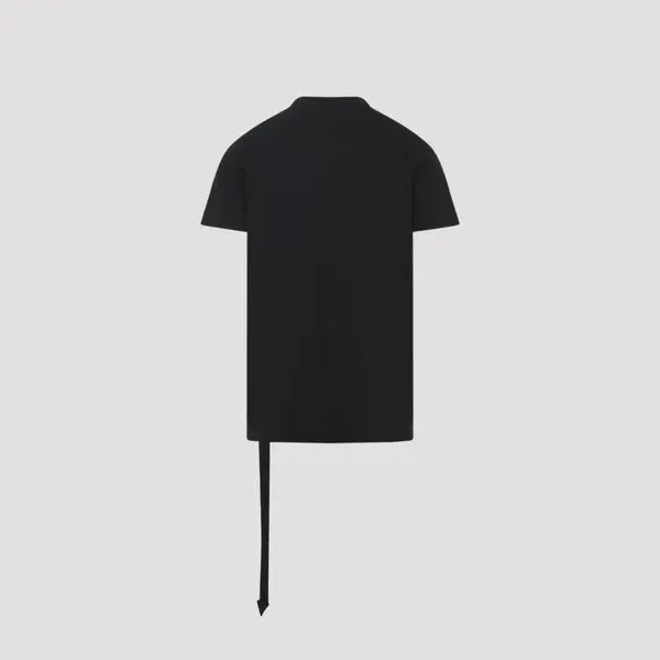 Rick Owens Short-sleeve Side-tie T-shirt - Black