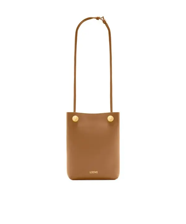 Loewe Anagram Pebble Pouch - Oak