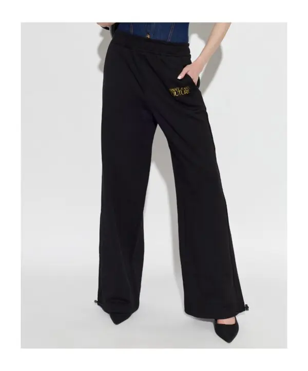 Versace Logo Wide-leg Joggers