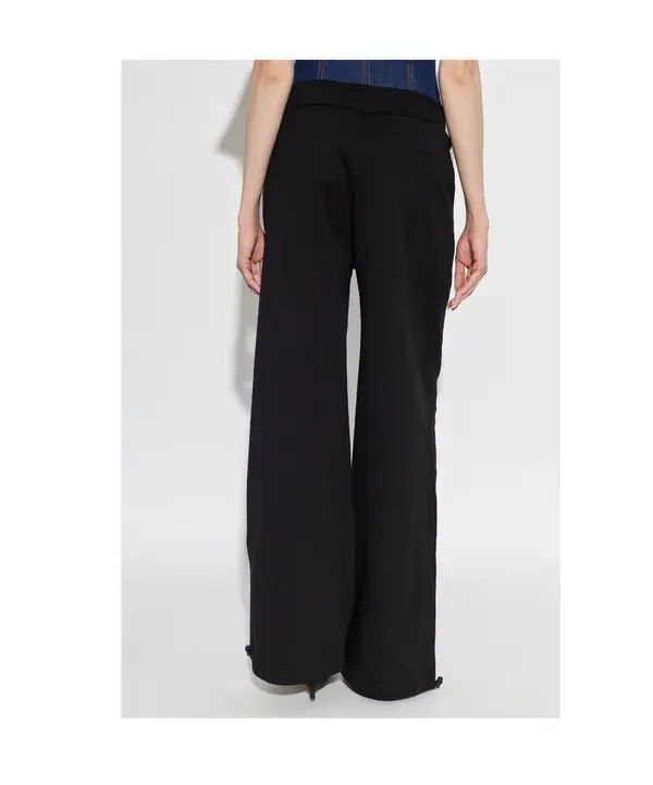 Versace Logo Wide-leg Joggers
