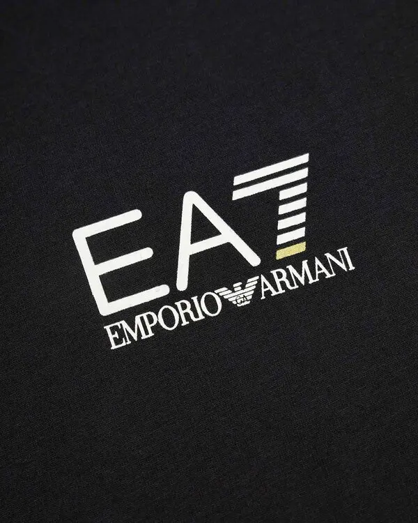 EA7 Logo T-shirt With Round Neck