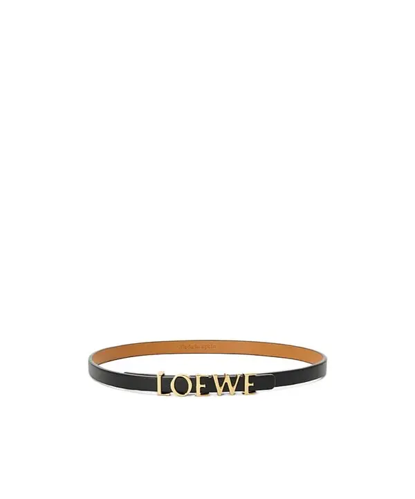 Loewe Logo Plaque Bracelet - Black/gold