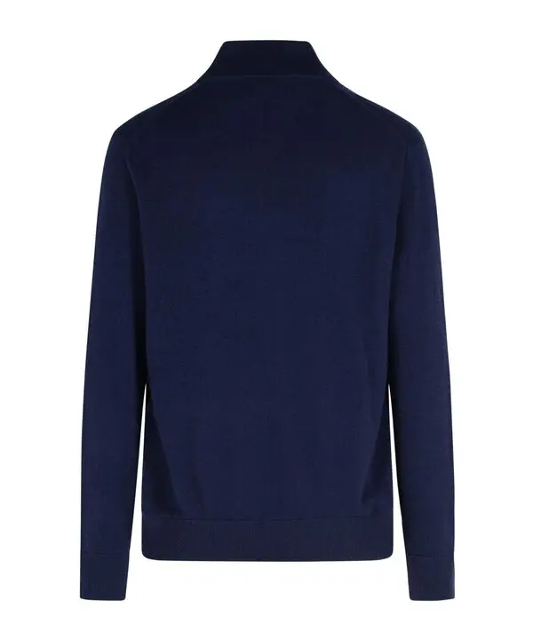 Polo Ralph Lauren Zipped Cardigan With Embroidered Logo