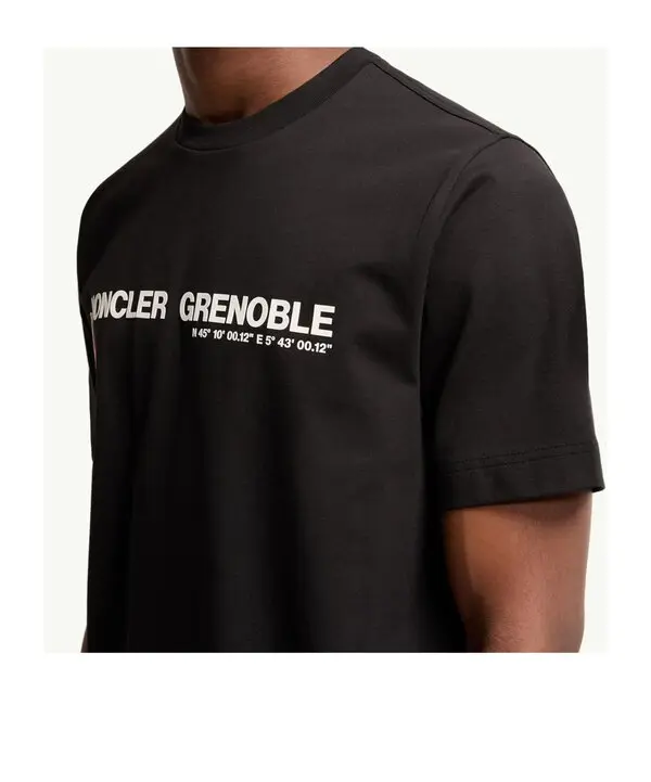 Moncler Logo Detailed Crewneck T-shirt - Black