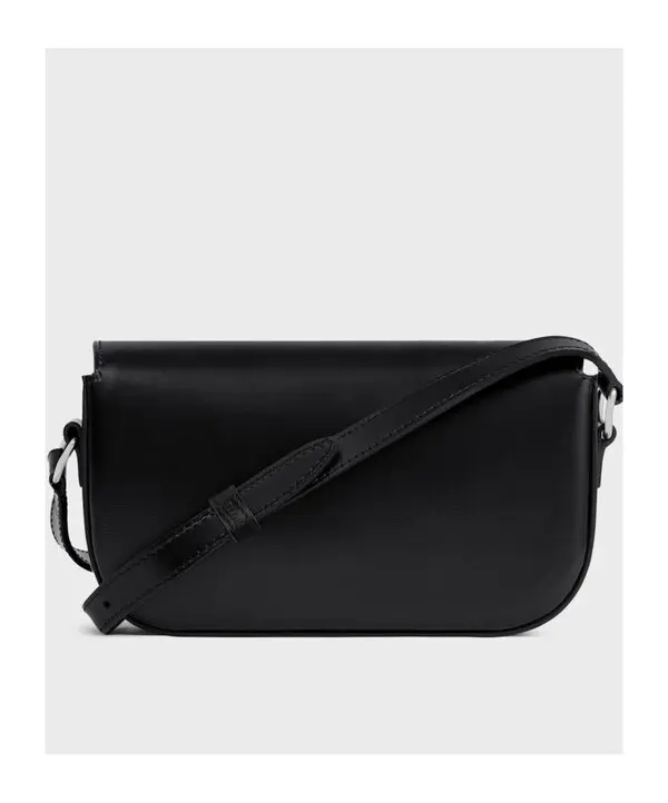 Celine Triomphe Small Crossbody Bag In Shiny Calfskin