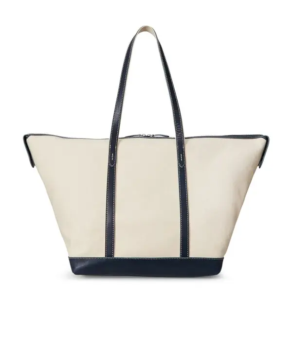 Polo Ralph Lauren Logo Embroidered Large Tote Bag