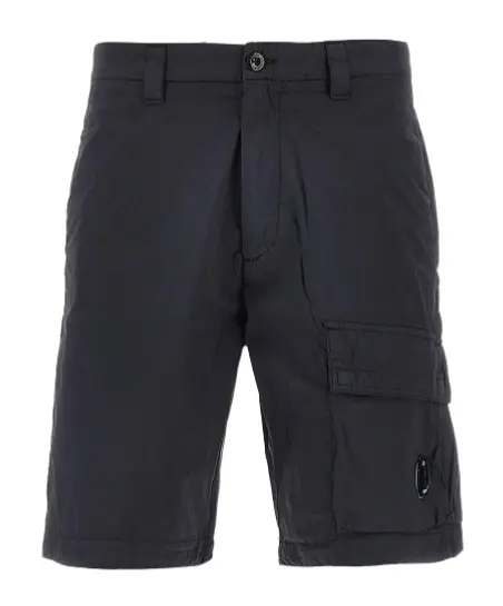 C.P. COMPANY Cargo Bermuda Shorts - Black