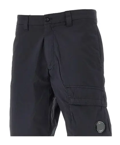 C.P. COMPANY Cargo Bermuda Shorts - Black