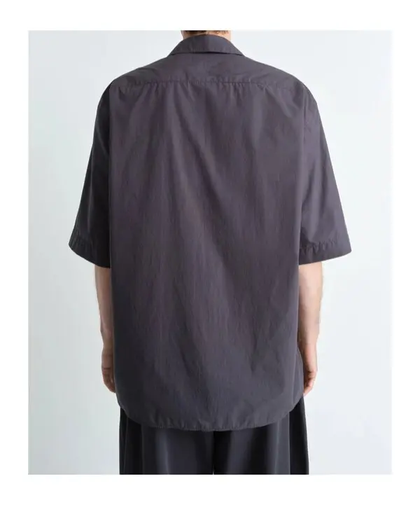 LEMAIRE Convertible Shirt - Charcoal