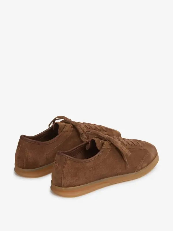 HENDERSON BARACCO Round Toe Lace-up Sneakers - Brown