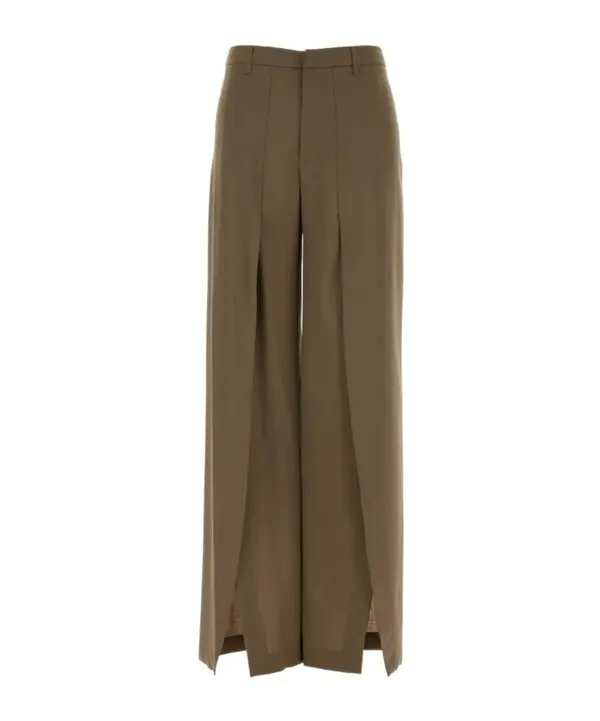 PT TORINO Renee Wide-leg Tailored Trousers - Brown