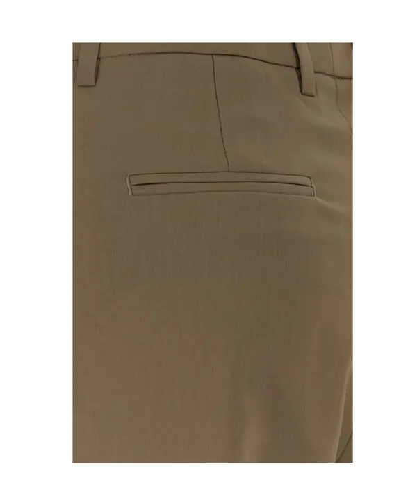 PT TORINO Renee Wide-leg Tailored Trousers - Brown