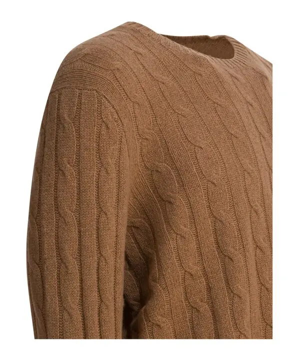 Polo Ralph Lauren Crewneck Knitted Jumper - Brown