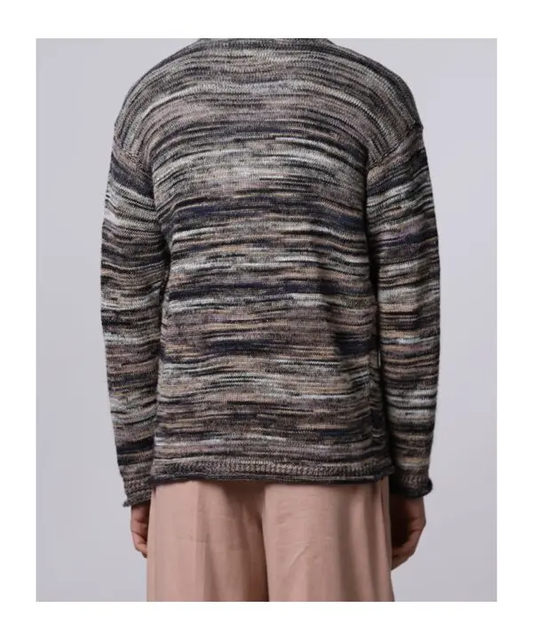 ROBERTO COLLINA Shawl Collar Knit Jacket