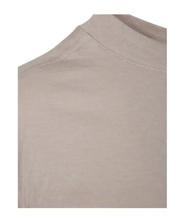 THOM KROM Cropped Seam-detail T-shirt - Stone