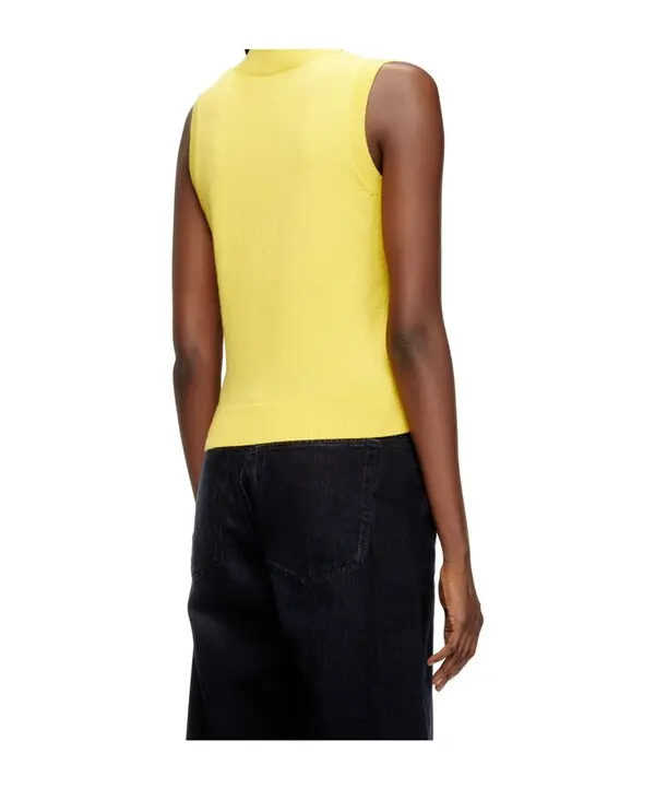 DIESEL® M-romko-sl" Cutout Argyle Wool Vest
