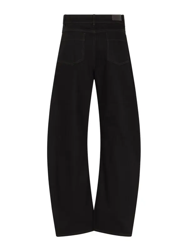 LEMAIRE High-waisted Wide-leg Jeans