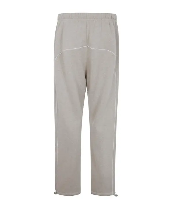 Fear Of God Logo Embroidered Fleece Sweatpants - Gray