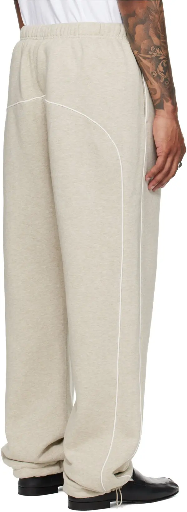 Fear Of God Logo Embroidered Fleece Sweatpants - Gray