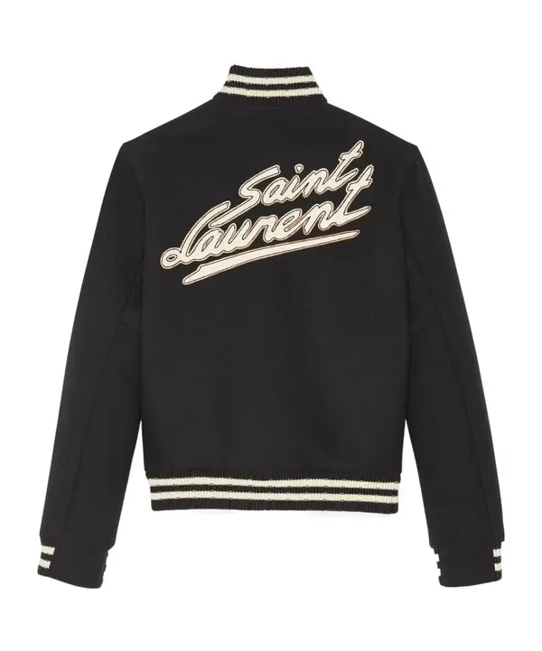 Saint Laurent Varsity Baseball Jacket